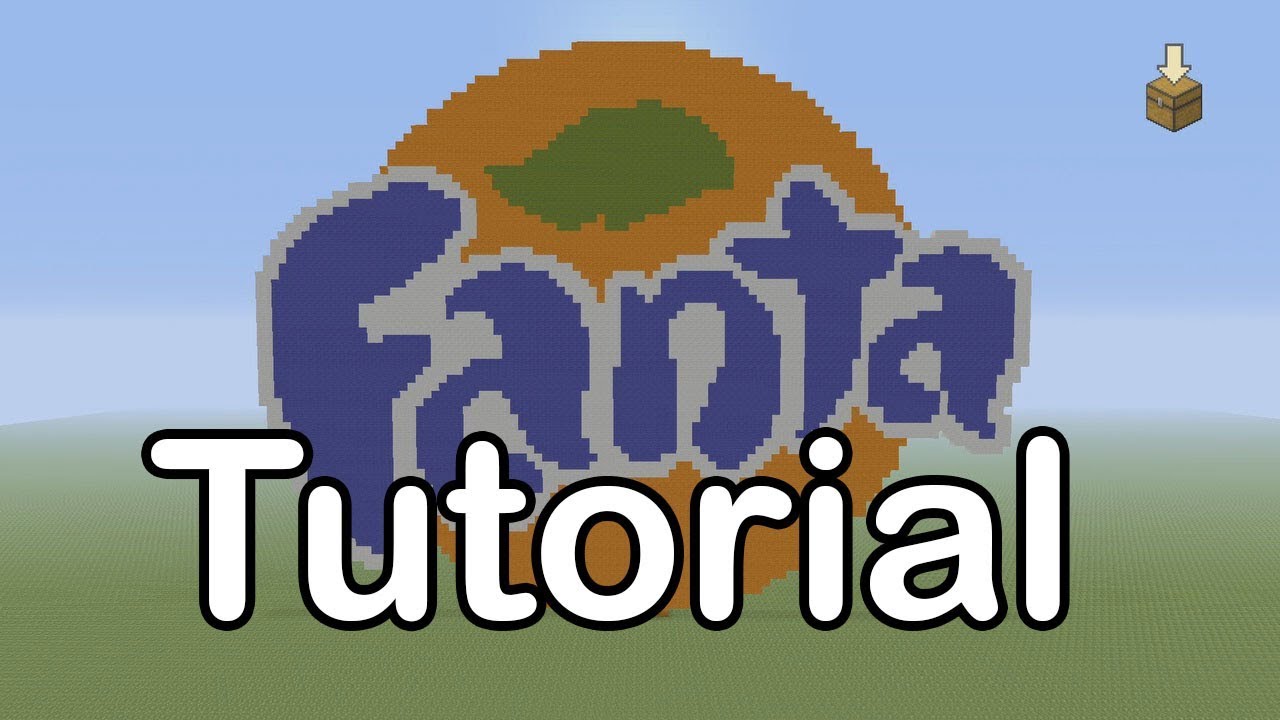 Fanta Logo Pixel Art Tutorial - YouTube