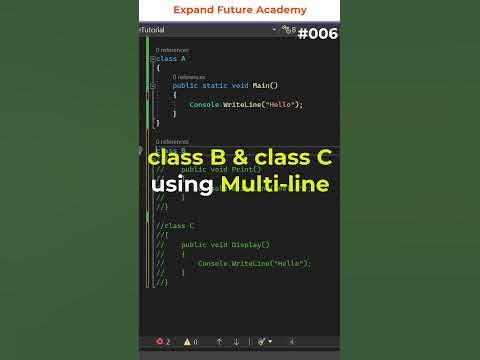 C# One Minute Tutorial - 006 - Expand Future Academy #shorts #programming #csharp #dotnet # ...