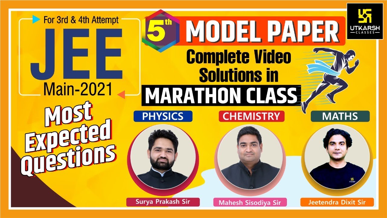 Model Paper Complete Video Solution | Marathon Class 5 | By Expert ...