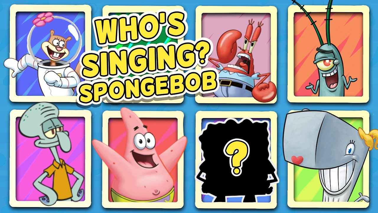 Who's Singing Quiz for kids - Spongebob Squarepants game - YouTube