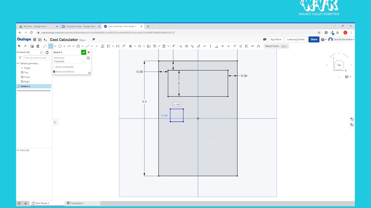 CAD Week 2: Part One ~ Making a Calculator (WVR) - YouTube