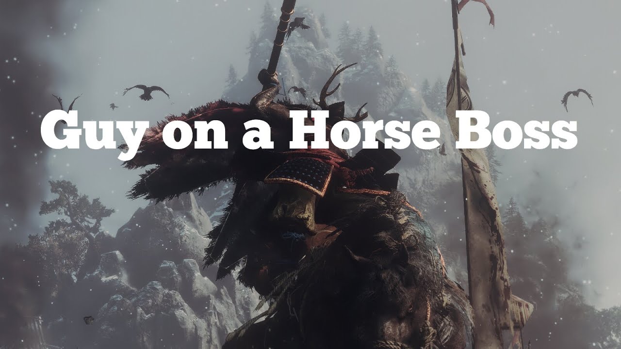 Sekiro Guy on a Horse Boss fight - YouTube