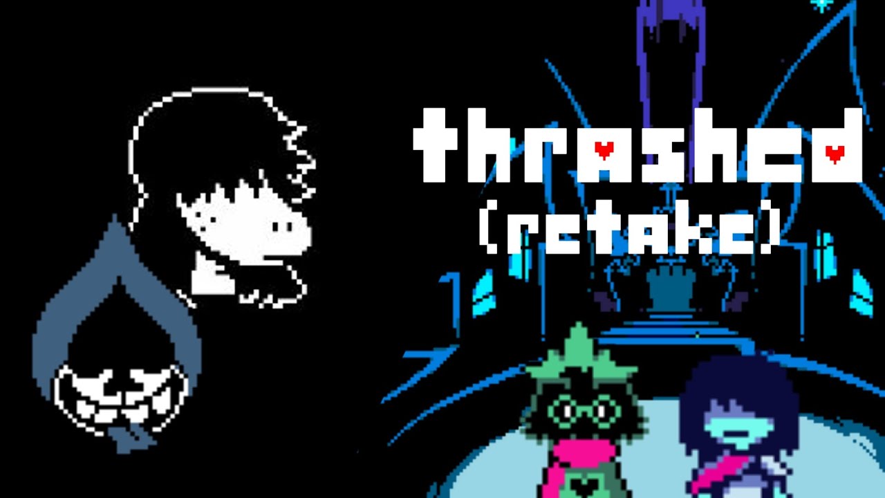 THRASHED (Retake) | SEEKS COOL DELTARUNE MOD FNF | Sliqriq - YouTube