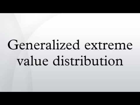 Generalized extreme value distribution - YouTube