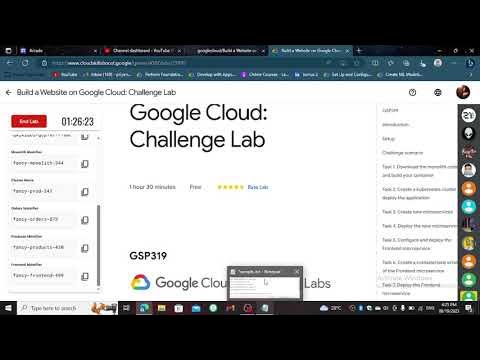 Build a Website on Google Cloud: Challenge Lab - YouTube