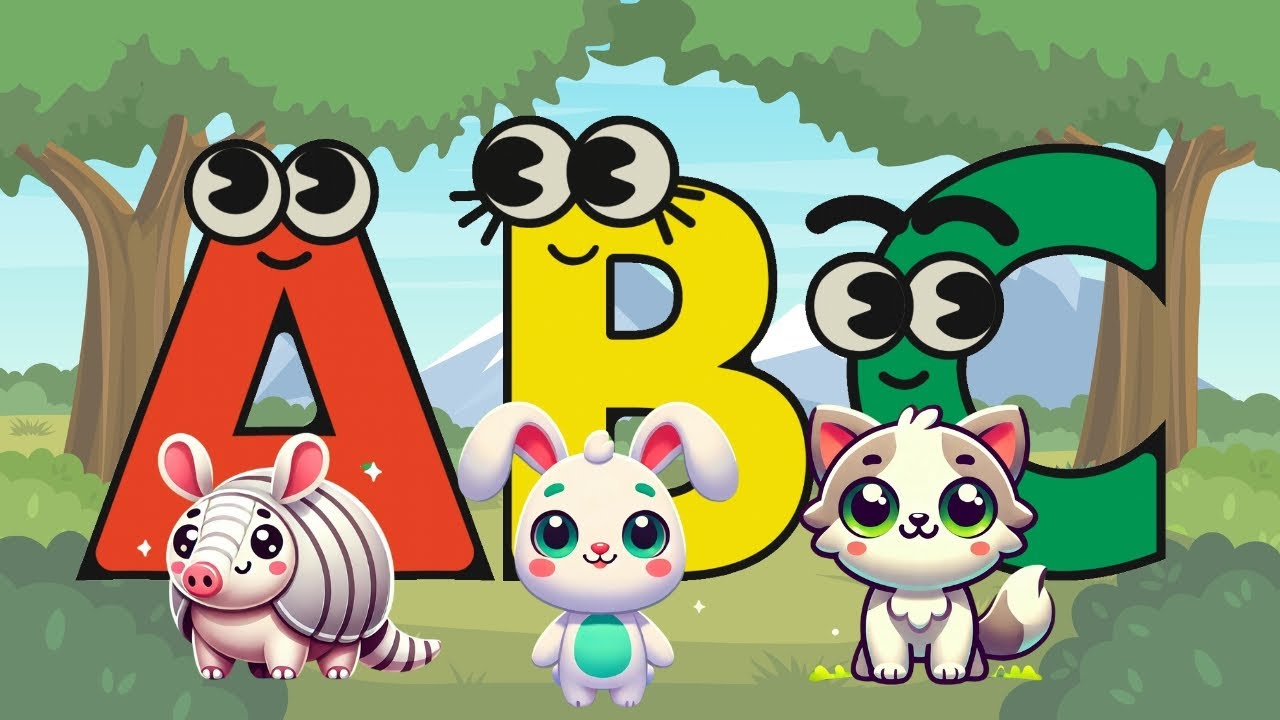 ABC Song with Cute Animals | Learn the Alphabet A to Z | Fun Learning ...