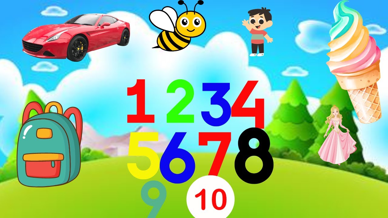 Numbers Song - Learn to Count from 1 to 10 | Nursery Rhymes and Kids ...