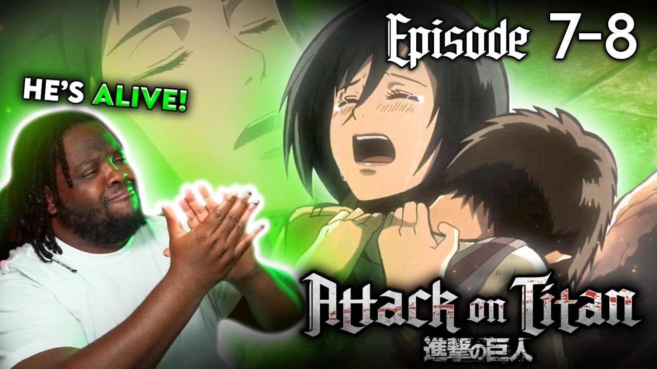 WTF, HOW DID HE BECOME...?!?!?! |ATTACK ON TITAN | S1 E7-8 | FIRST TIME ...