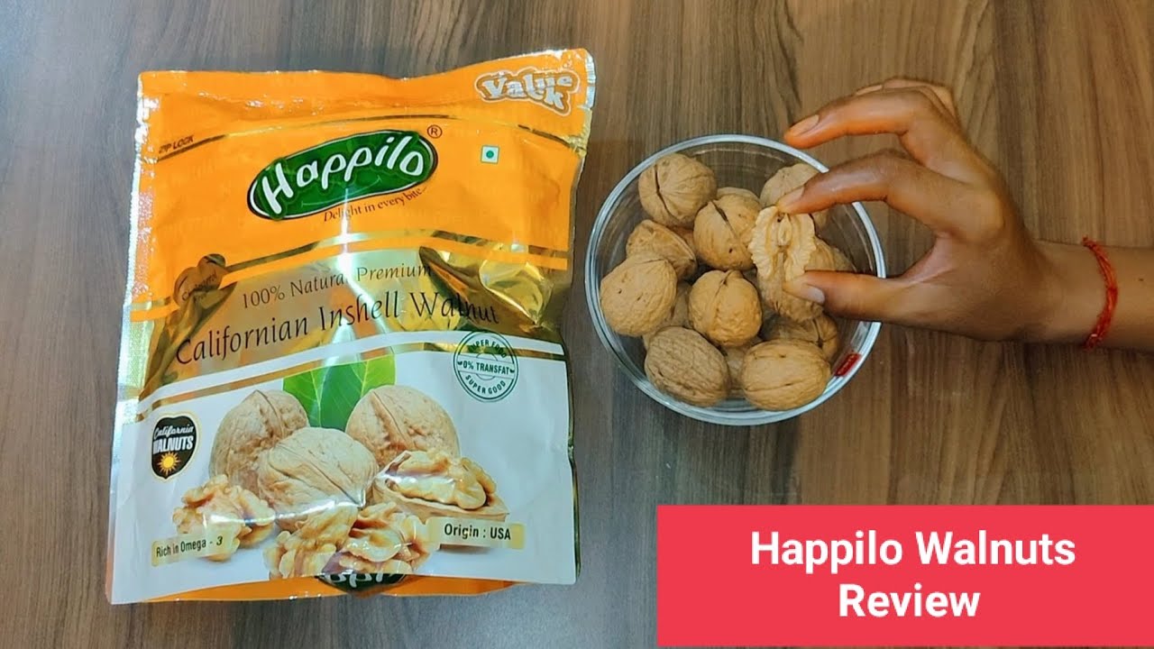 Happilo Walnuts Review | Happilo Californian Inshell Walnut Review ...