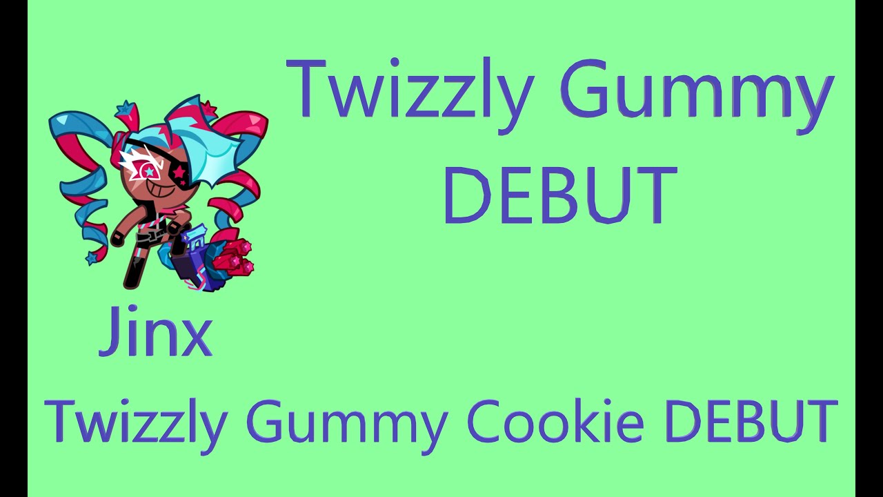 CRK Twizzly Gummy Cookie (Jinx Cookie) DEBUT | Jinxlol | Cookie Run ...