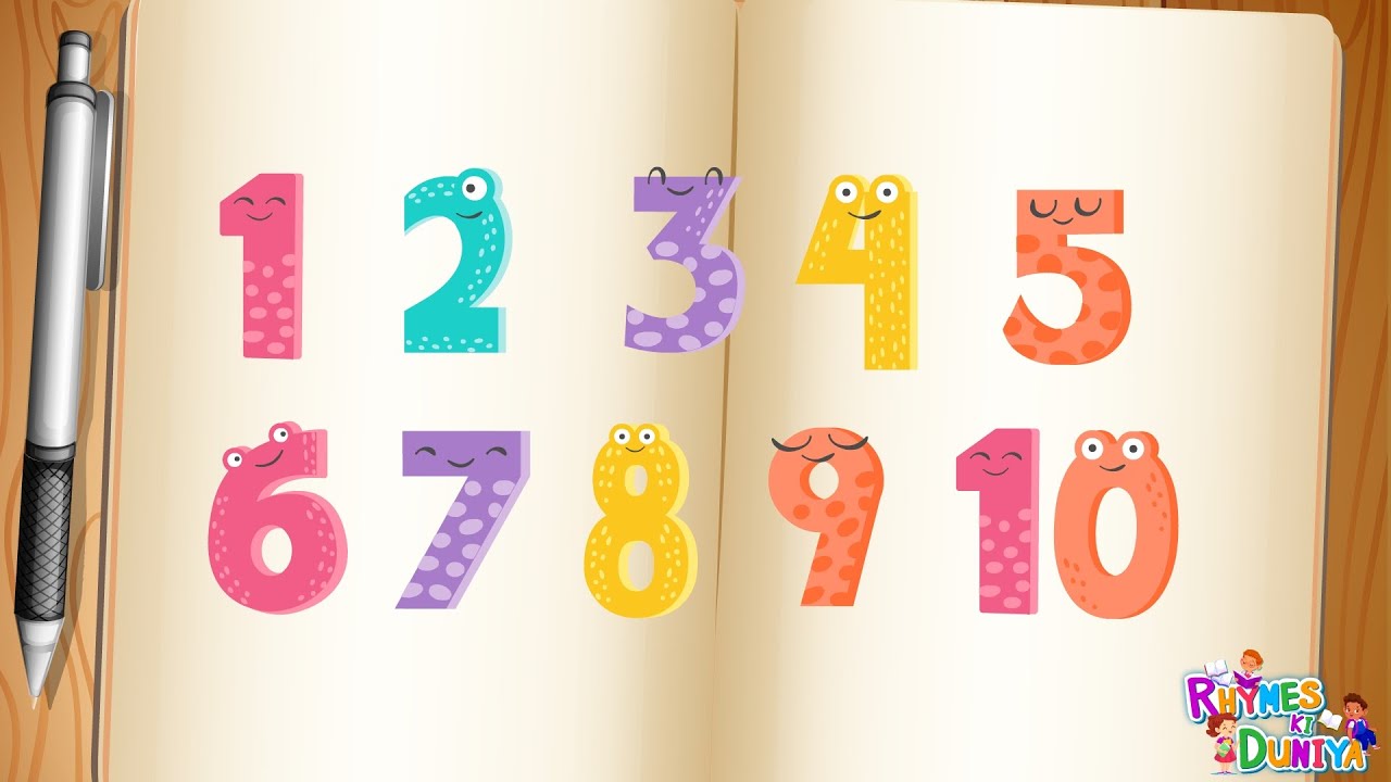 1_to_10 Numbers Counting for Kids | Number Names 1 to 10 | Count ...