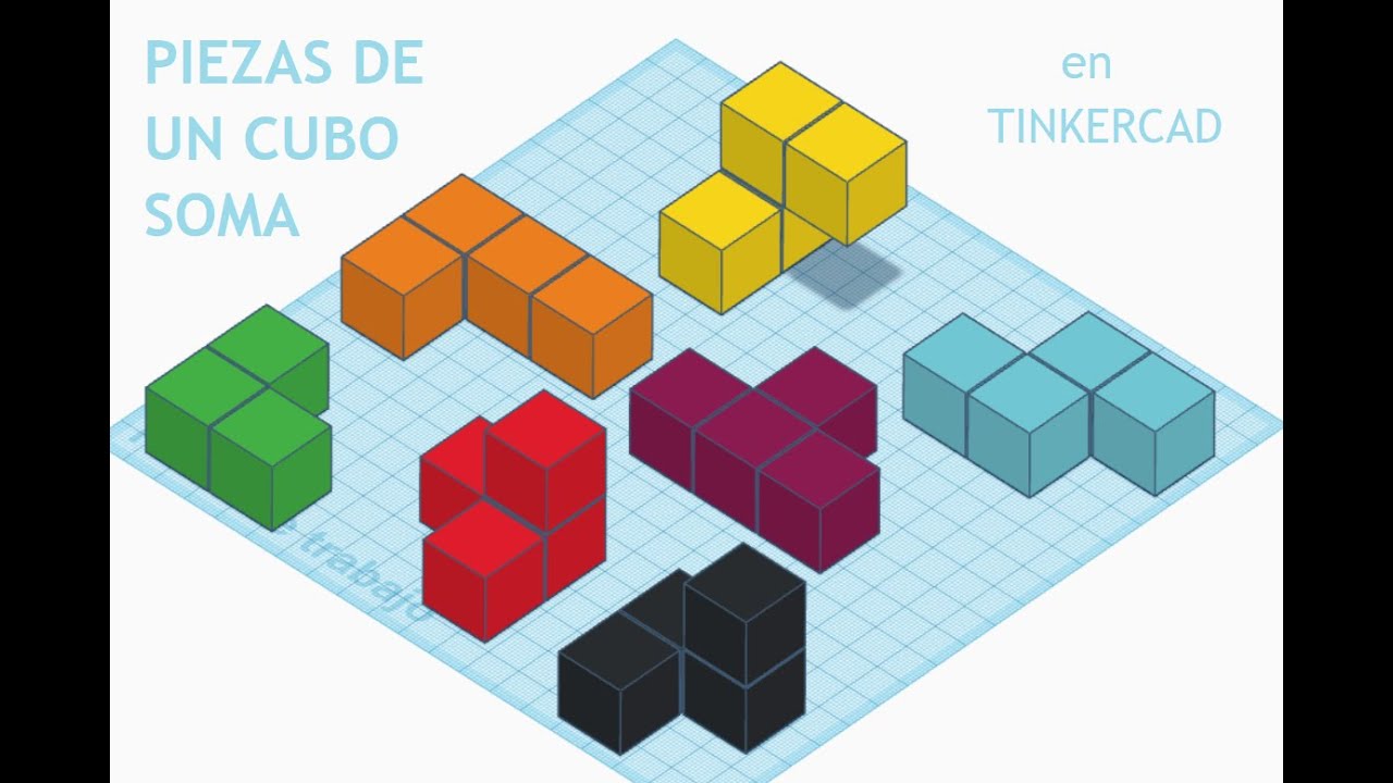 Piezas cubo Soma - YouTube