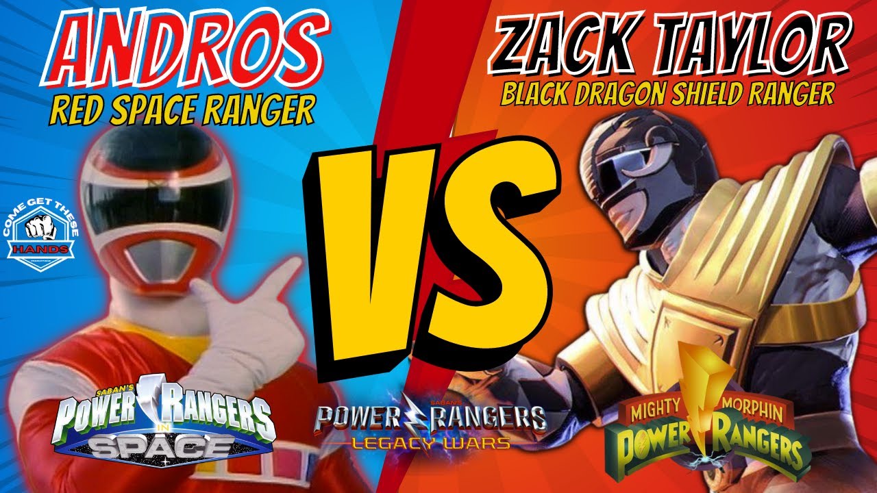 Power Rangers Legacy Wars Zack Taylor Black Dragon Shield Ranger Vs ...