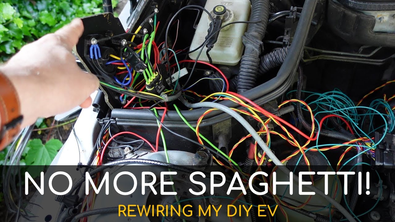 No more spaghetti! Rewiring and re-plumbing my DIY EV (again) - YouTube