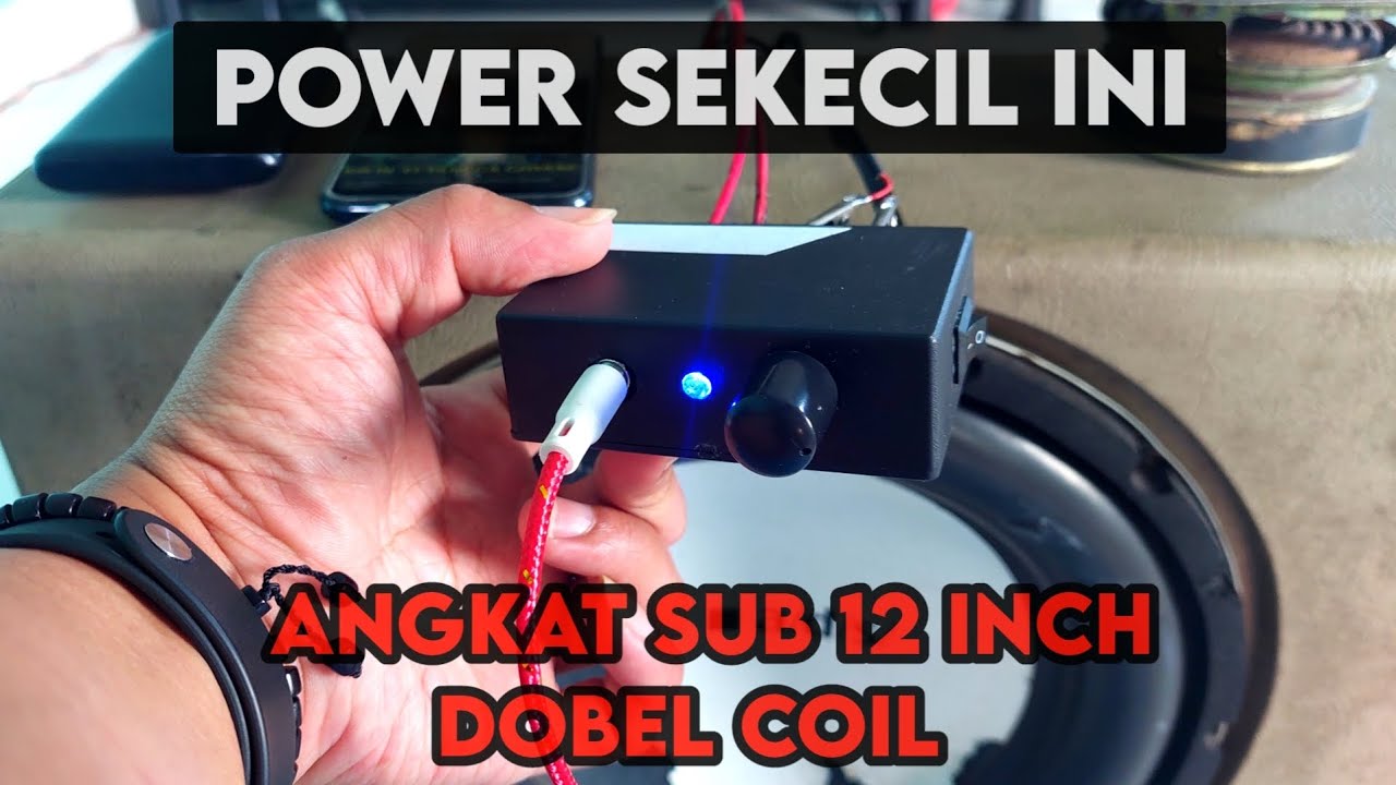 Power super mini angkat subwoofer 12inch dobel coil, suaranya mantappp - YouTube