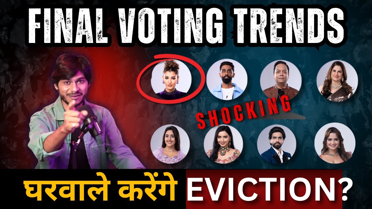 Bigg Boss 19 Final Voting Trends, कौन होगा बेघर? Closing voting Trends ...