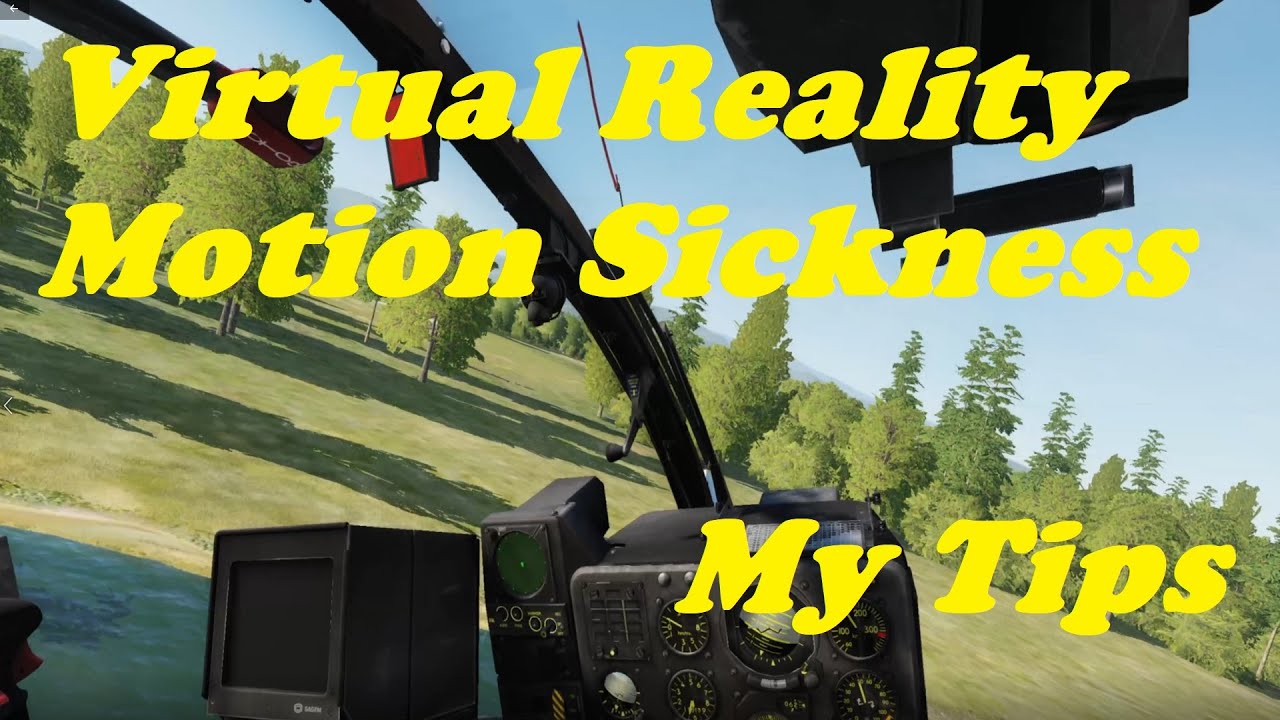 Virtual Reality (VR) motion sickness in flight simulation - 5 tips that ...