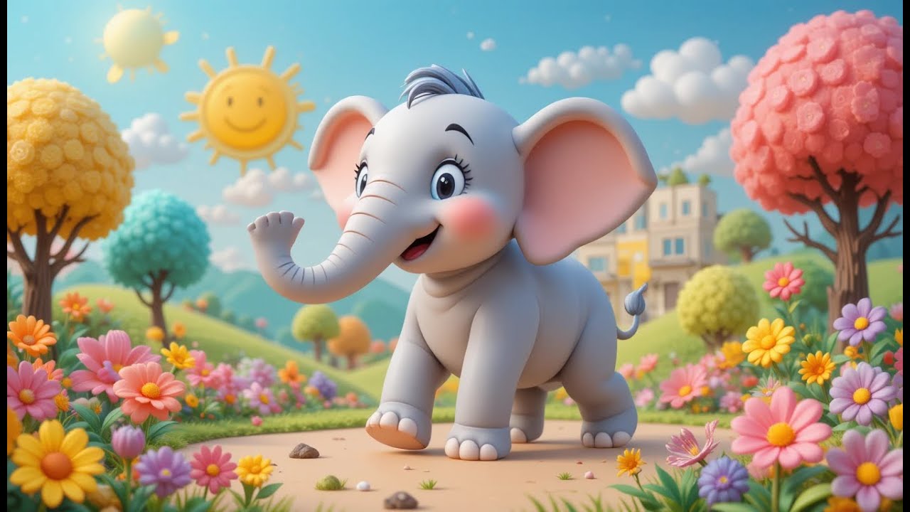 E is for Elephant | ABC Animal Song for Kids | Learn the Alphabet with ...