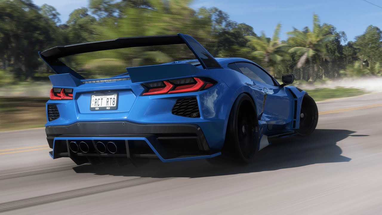 Forza Horizon 5 | Corvette E-Ray | Thrustmaster T128 - YouTube