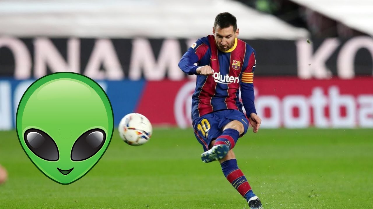 LIONEL MESSI ALIEN 👽 LEVEL SKILLS, GOALS, DRIBBLINGS, FREE KICKS 🔥⚽️ ...