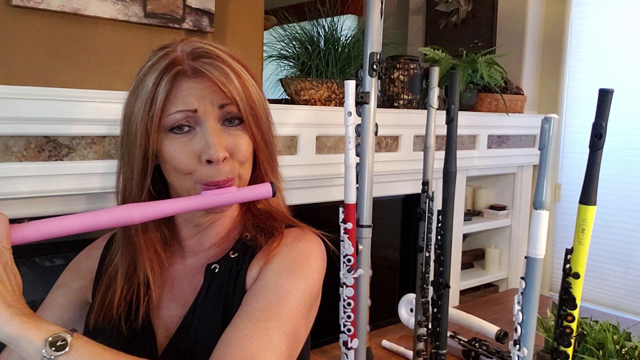 Guo New Voice Open Hole C Flute Demonstration | Easy to Play Composite ...