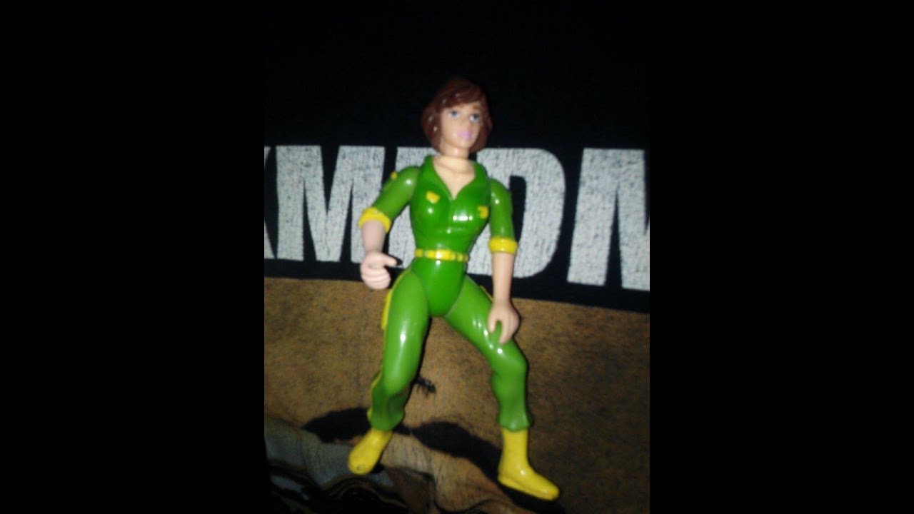 April O'Neil Channel 6 1988 (With Green/Yellow Strips) (Shell #441 ...