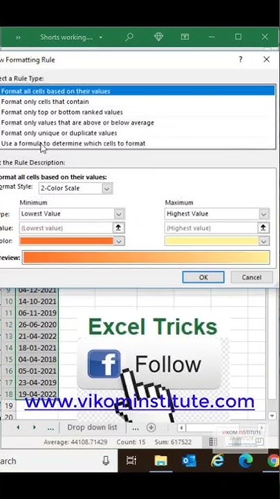 Highlight expired dates in excel|@techinside905 - YouTube