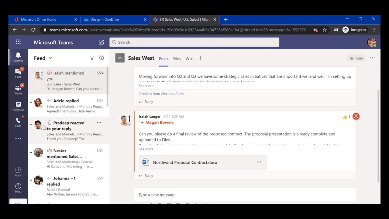 Microsoft Teams Demo - YouTube