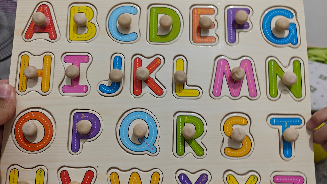 ABCD ALPHABET PHOENICS COLORFUL TOYS - LEARNING - YouTube