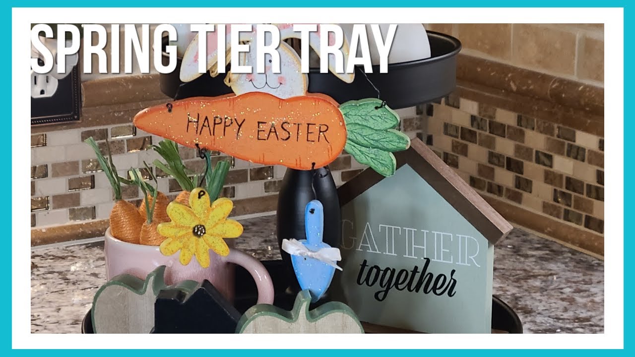 Epic Tier Tray Decorating Hacks for Spring | Must-Try Ideas! |Spring ...