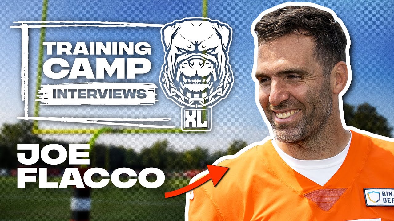 Joe Flacco talks QB room, preparation habits & practice energy ...