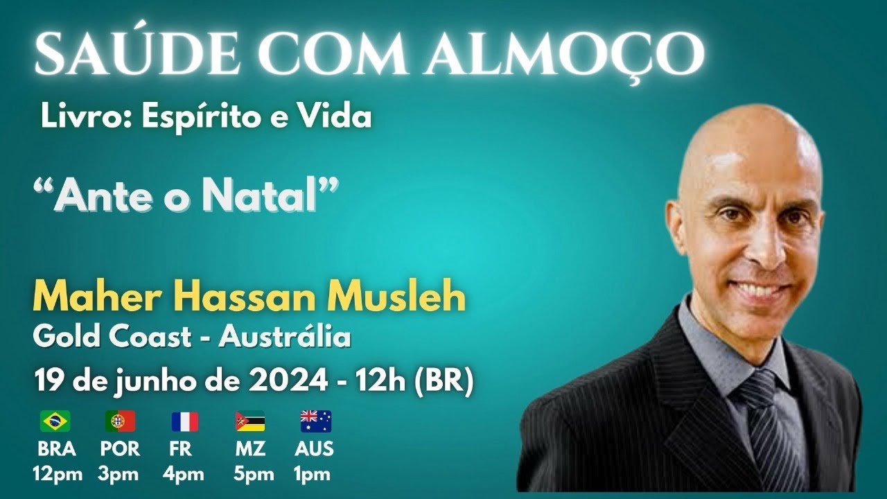 SAÚDE COM ALMOÇO com MAHER HASSAN MUSLEH, Gold Coast, Austrália. - YouTube