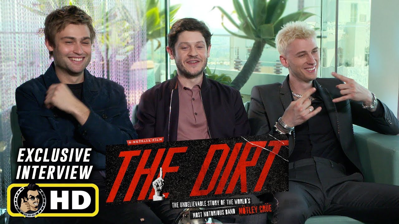 Douglas Booth, Iwan Rheon & Machine Gun Kelly Interview for The Dirt ...