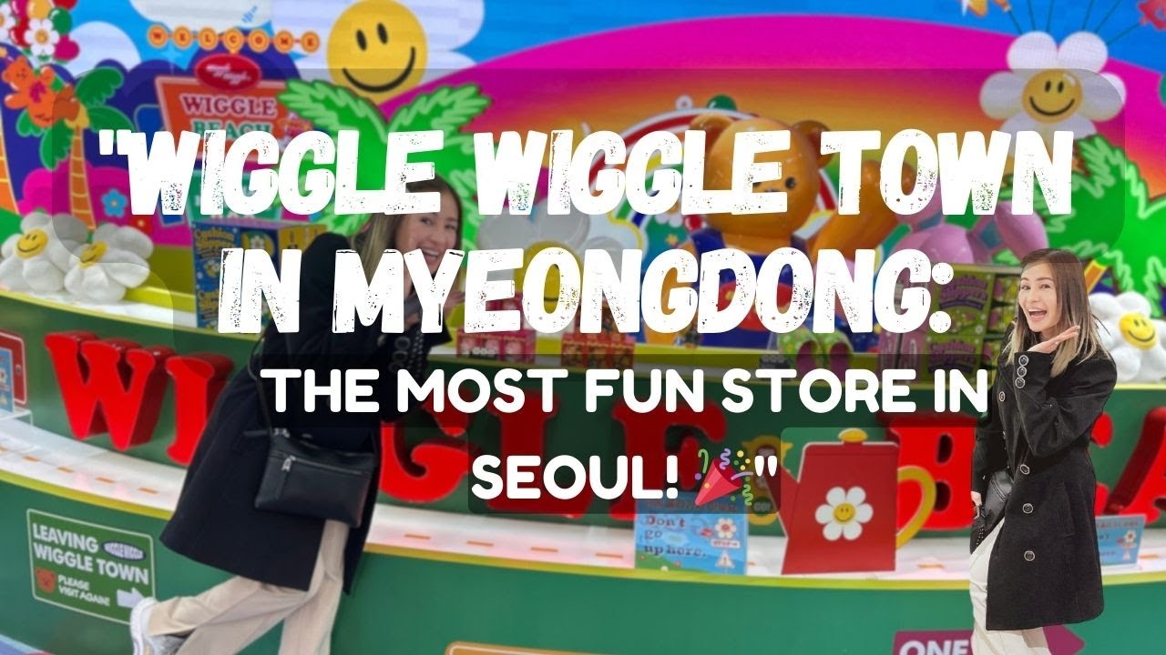 "Exploring the Quirky Wiggle Wiggle Store in Myeongdong! 😲🎉 | Must-See ...