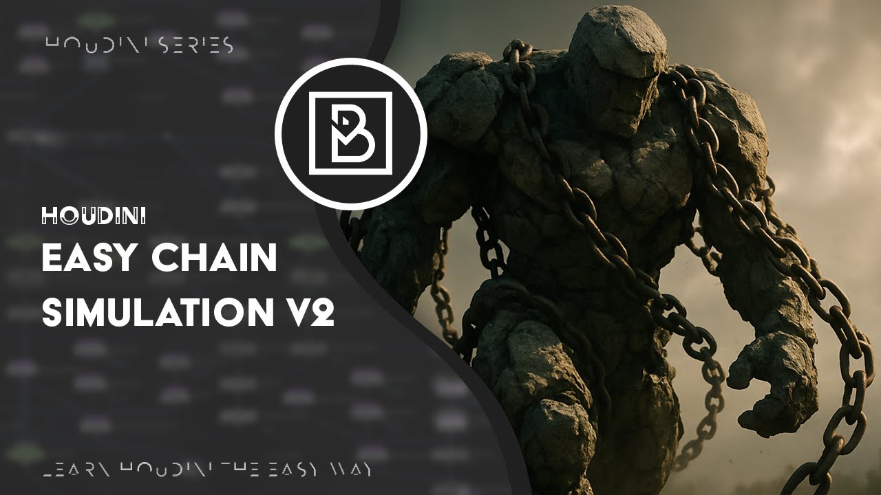 Houdini Easy Chain Simulation V2 - YouTube