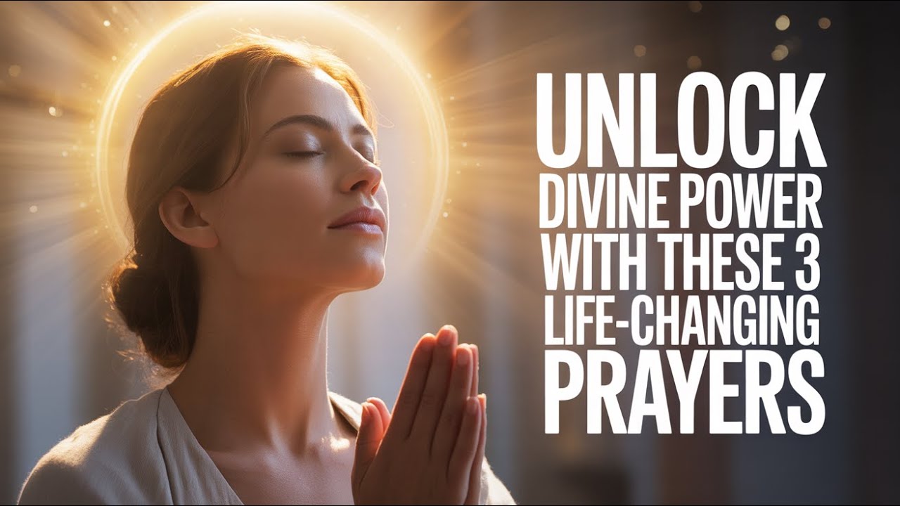 3 Anointed Prayers to Transform Your Life | Powerful Prayer for Healing ...