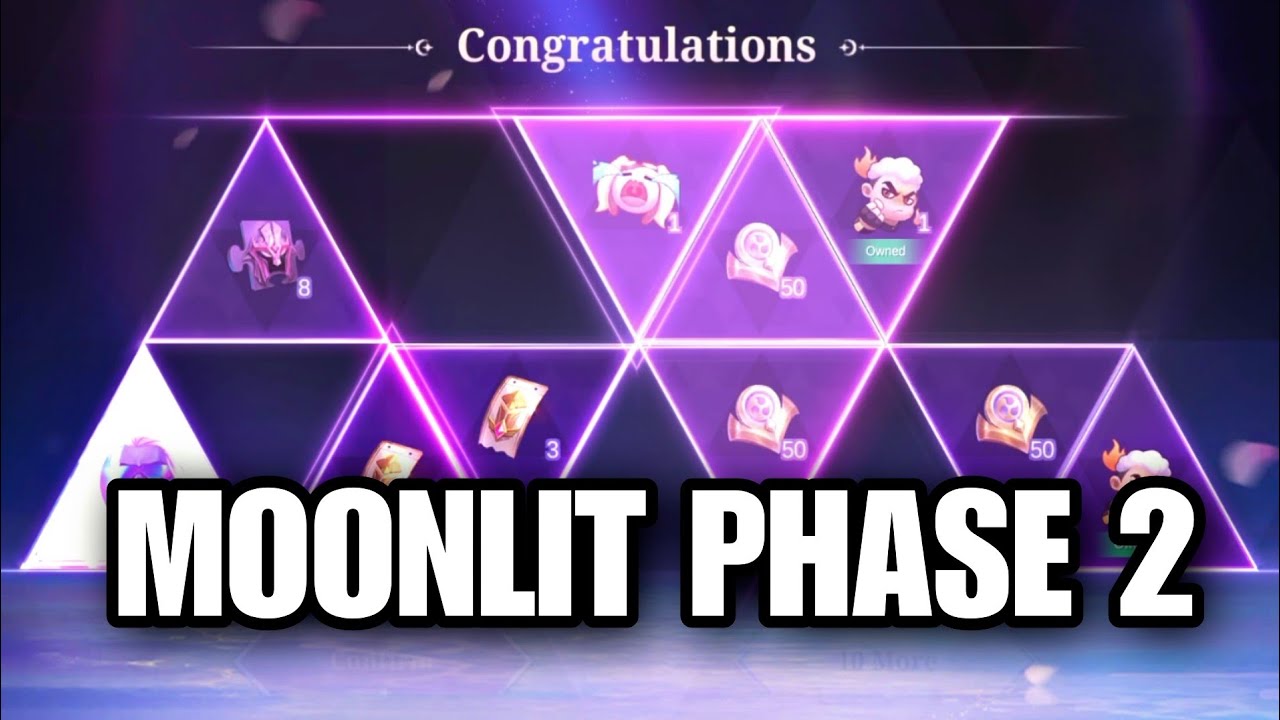 Moonlit Phase 2 event draw mobile legends - YouTube