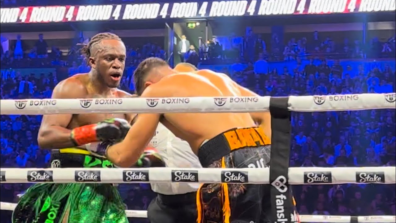 KSI VS TOMMY FURY FULL FIGHT - FROM RINGSIDE (Misfits Prime Card) - YouTube