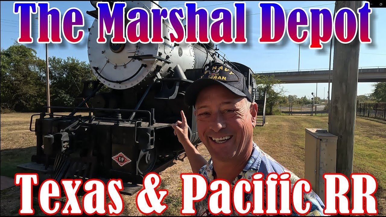 Learning About The Texas And Pacific Railroad @ The Marshall Depot Museum - YouTube
