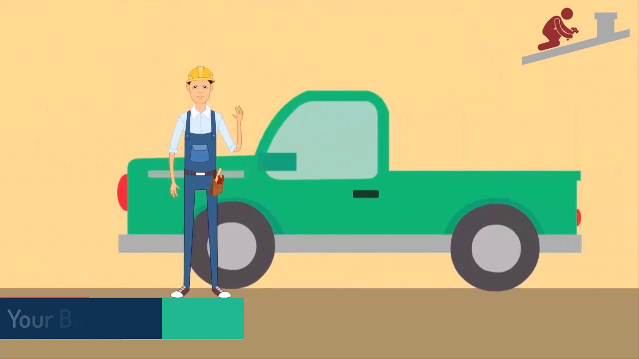 Roofing Repair Company 2D Animated Promo Video - YouTube