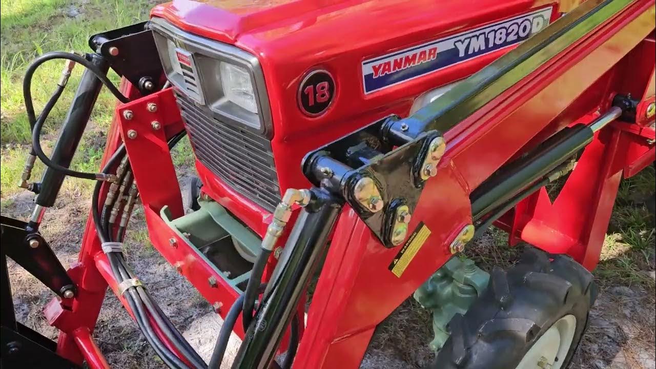 Yanmar YM1820D used compact tractor for sale by Toughtractors.com - YouTube