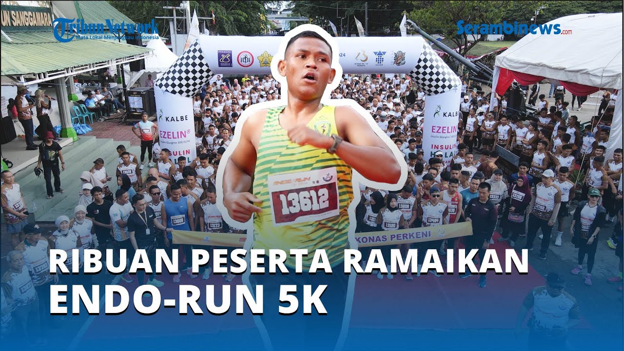 Ribuan Peserta Ramaikan Endo-Run 5K - YouTube