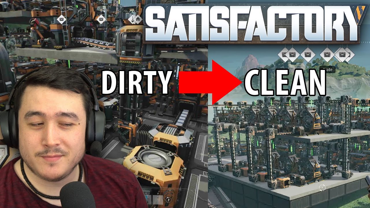 I chilled out by...cleaning up my room? - Relaxing Satisfactory Build ...