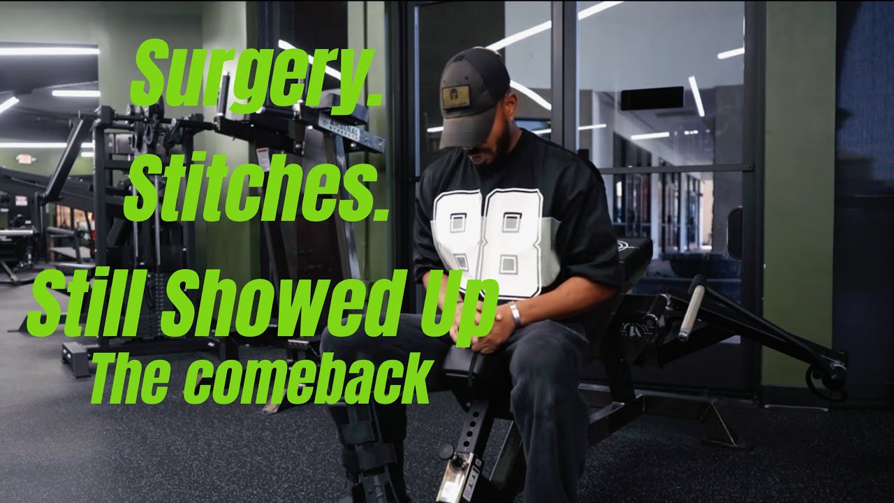 Day 1 Back in the Gym After Surgery | Upper Body Hypertrophy with Coach ...