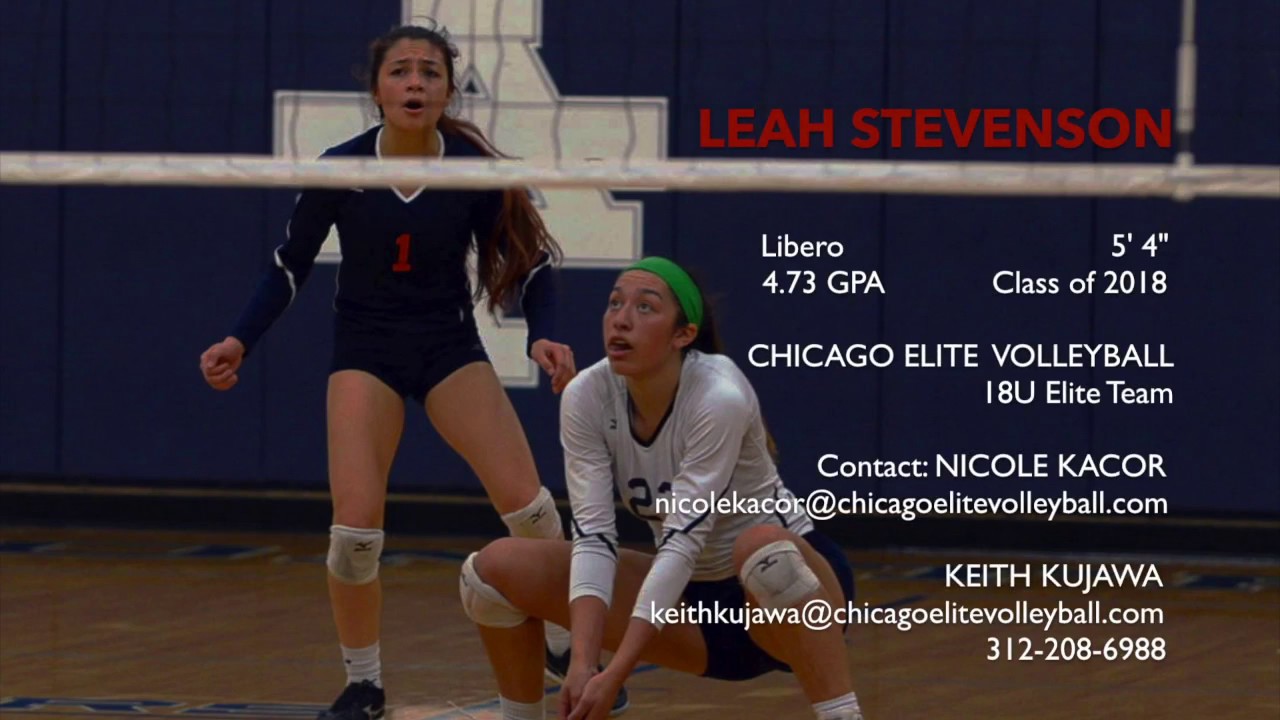 Leah Stevenson - 2018 Libero - #1 - Varsity Season Highlights 2016 ...