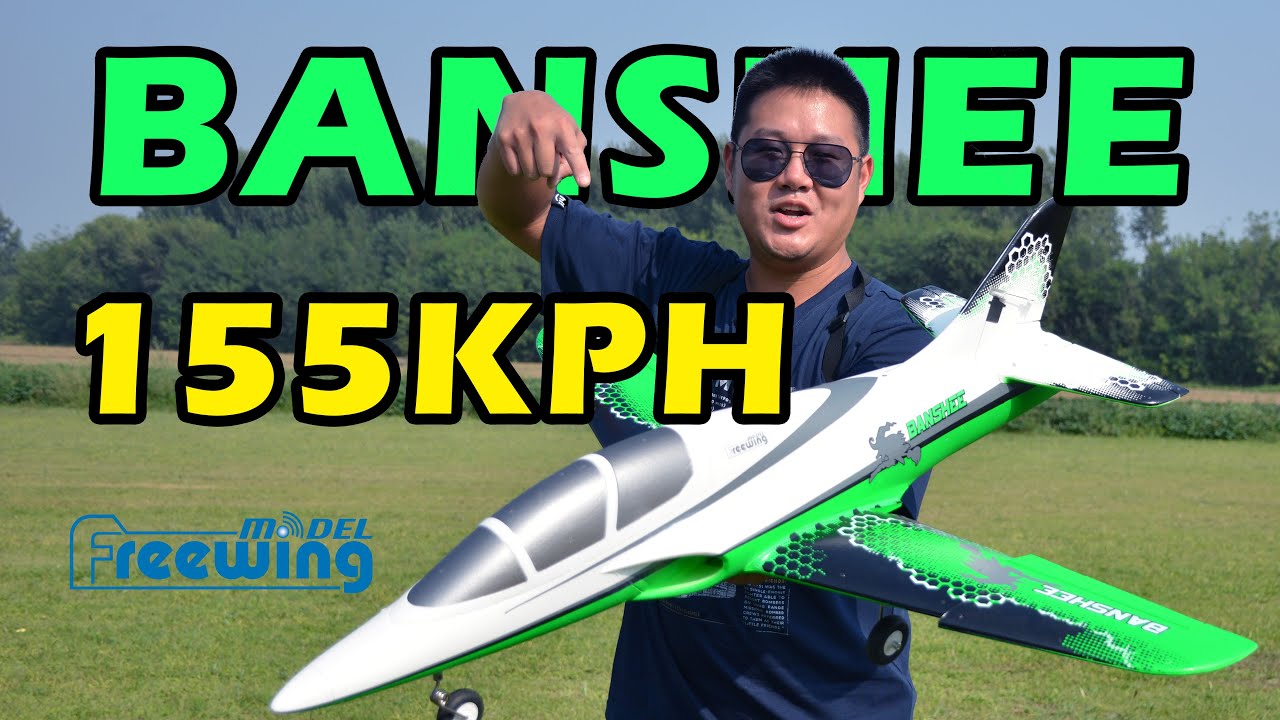 Freewing Banshee Sport Jet 64mm EDF Fly Test，飞翼新机64涵道女妖特技飞行测评 - YouTube