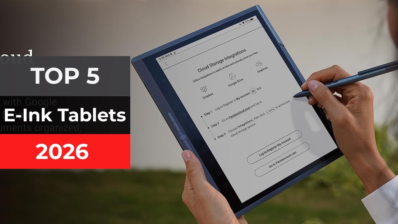 5 Best E-Ink Tablets of 2026 for Reading and Note-Taking - YouTube