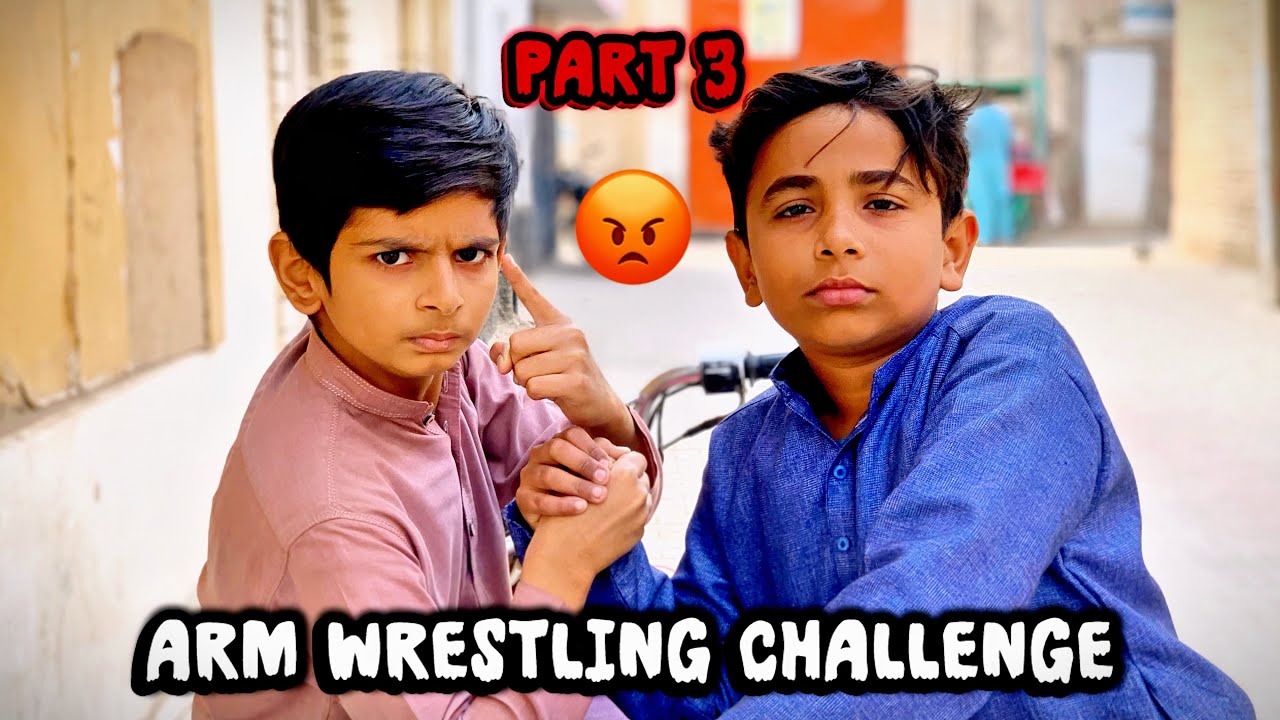 Arm wrestling challenge 😡 - YouTube