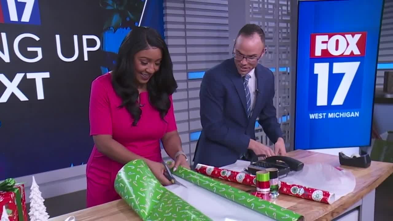FOX 17 gift wrapping competition - YouTube