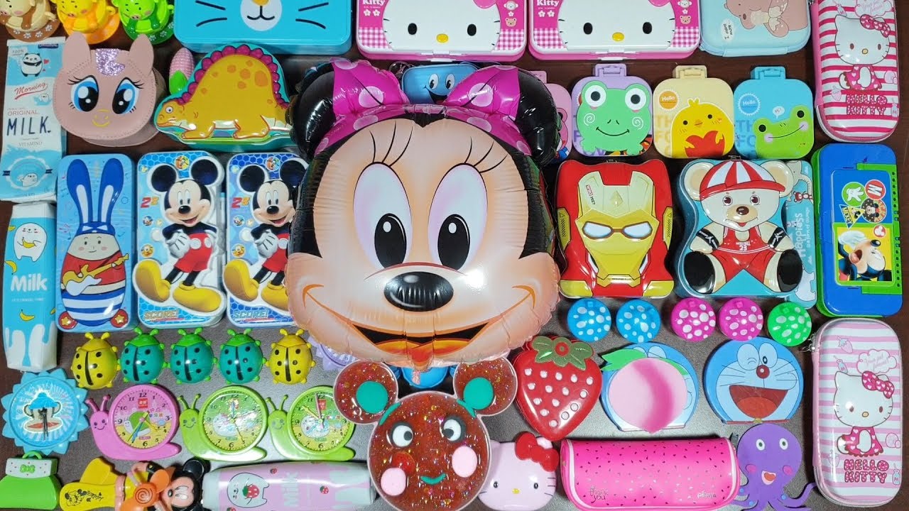 Mickey Mouse Slime || Mixing RandomThings Into Slime ! Most Satisfying ...